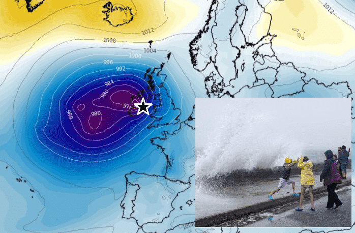 Storm Ellen hit Ireland with 'Category 1' hurricane strength - 130.000 ...
