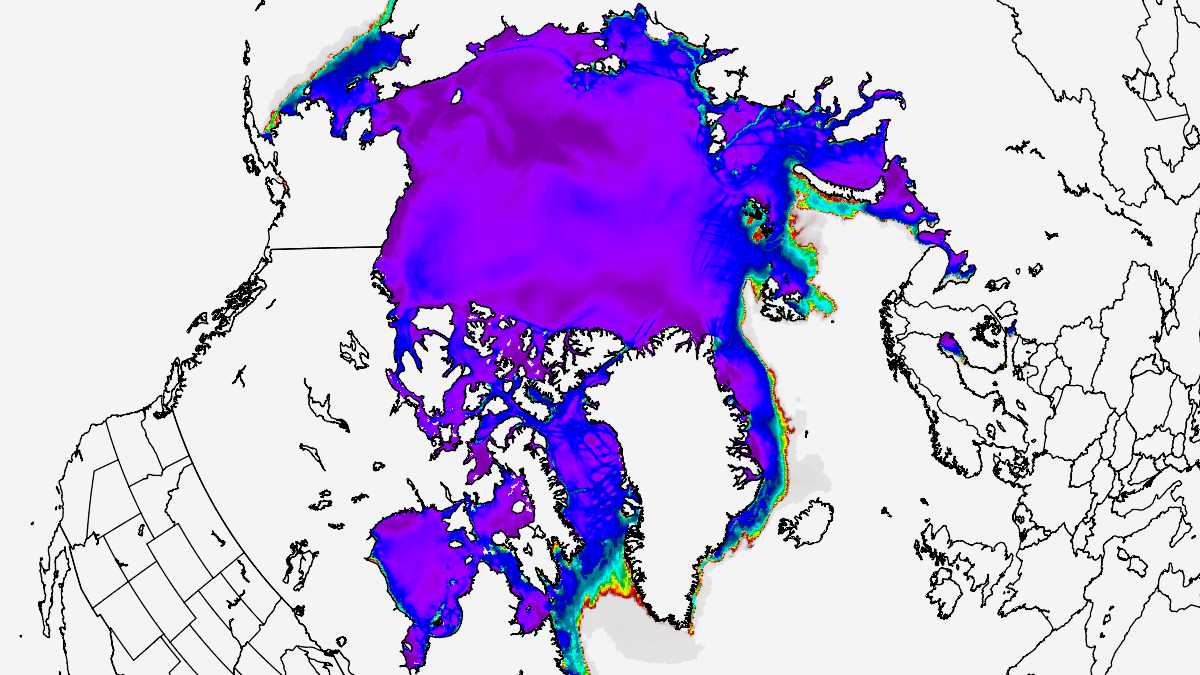 Arctic Sea Ice reaches its maximum extent, but now the melt season is ...