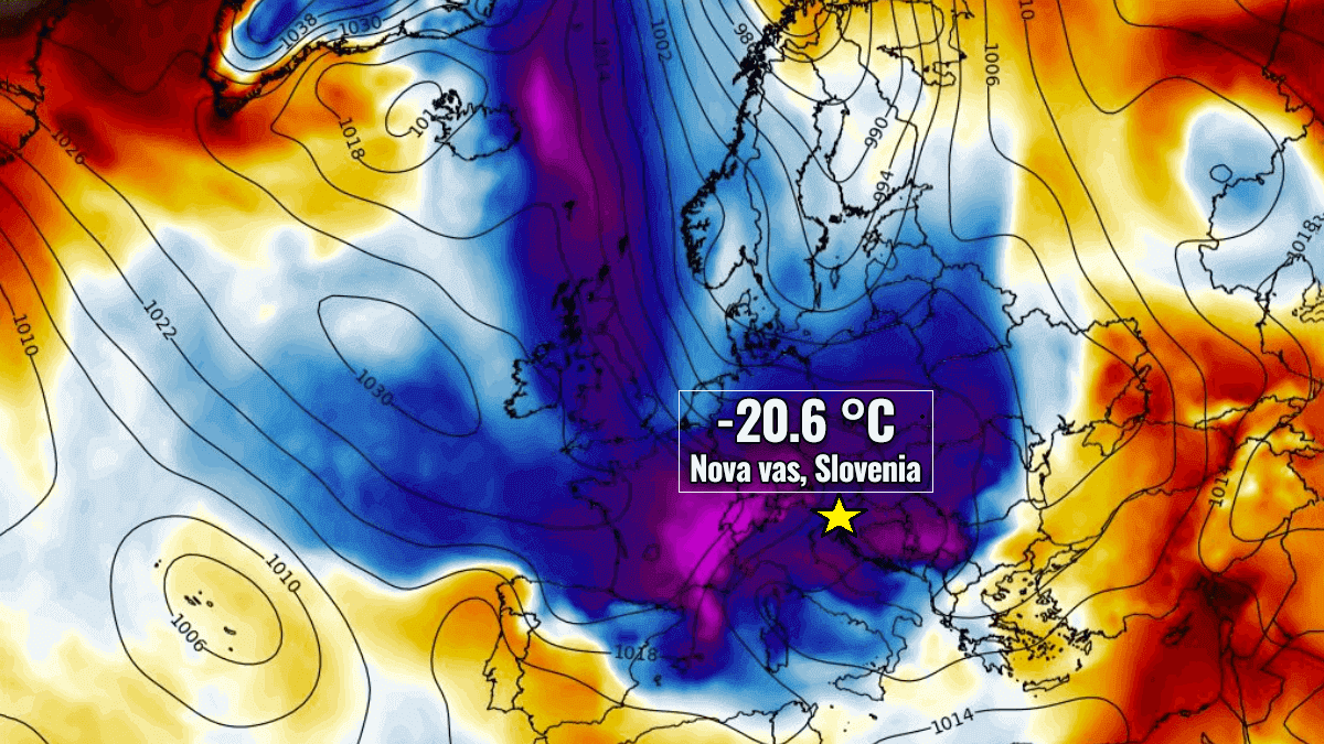 Slovenia beats the all-time national record with below -20 °C this ...