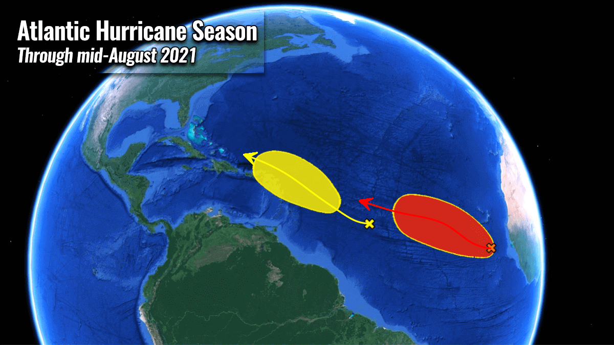 A dramatic increase in the Atlantic Hurricane season 2021 activity is ...