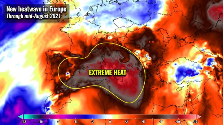 Italy and Spain are next: brutal heatwave with near +46 °C will be ...