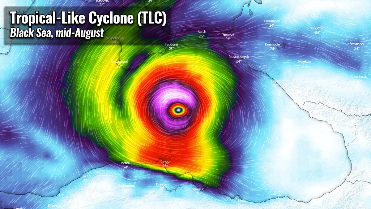 A Rare August Tropical-Like Cyclone - (Medicane alike) Will Form in the ...