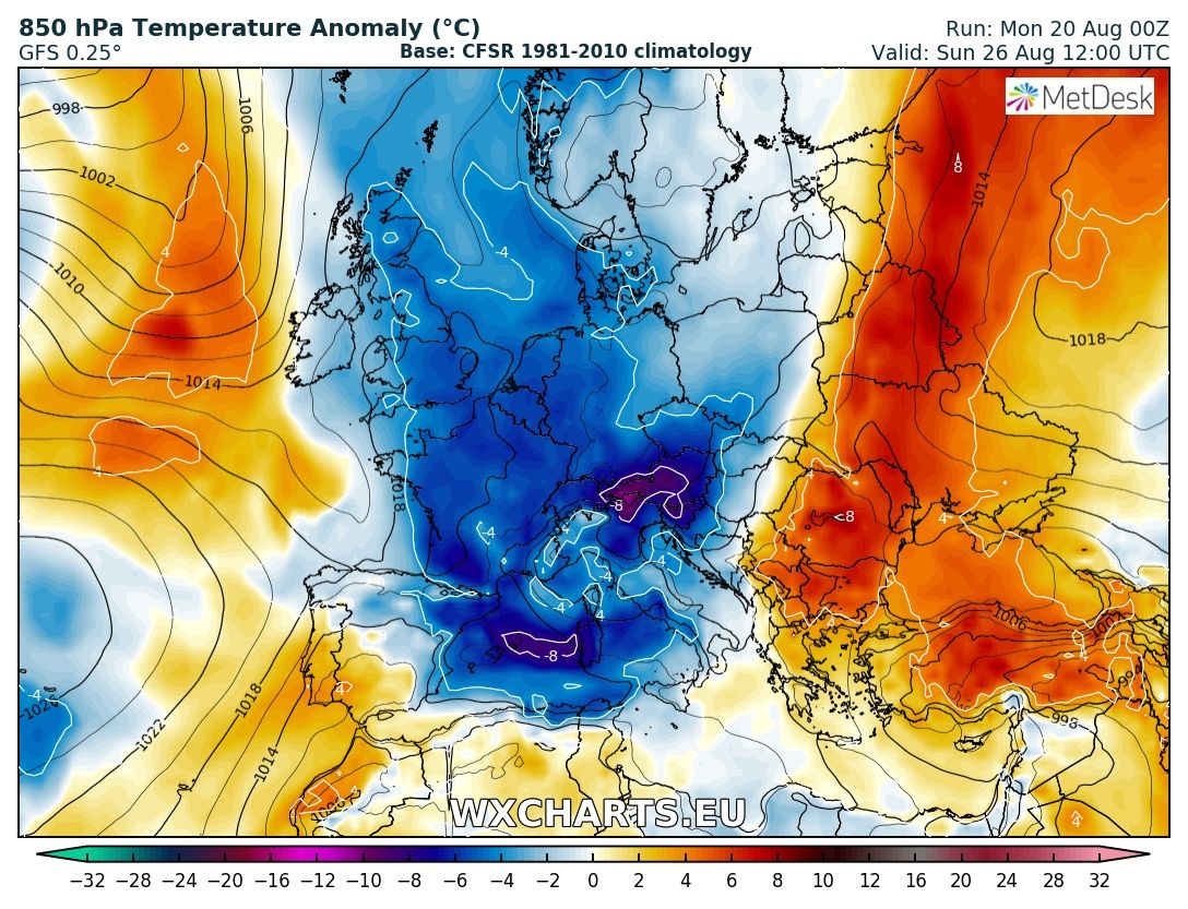 Weekly pattern overview - a significant cold front over the weekend ...